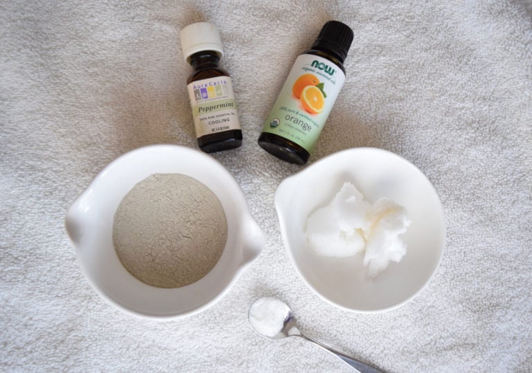 Homemade Toothpaste Made with Bentonite Clay & Coconut Oil